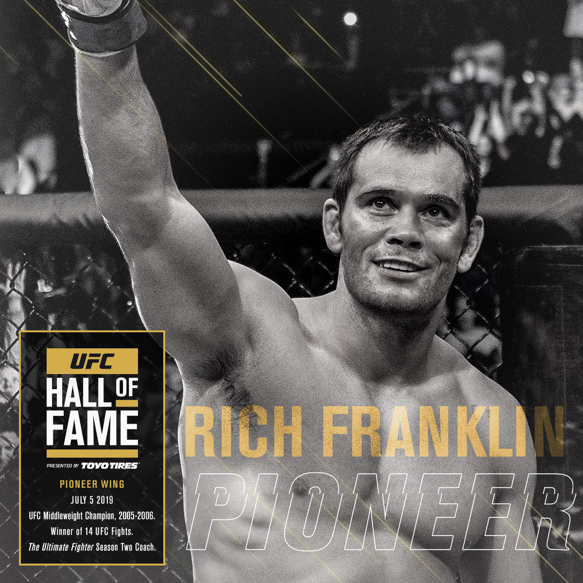 RICH “ACE” FRANKLIN NAMED TO UFC® HALL OF FAME CLASS OF 2019 – The ...